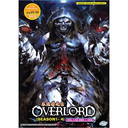 Overlord Season 1~4 Complete Anime DVD 不死者之王 | Shopee Philippines