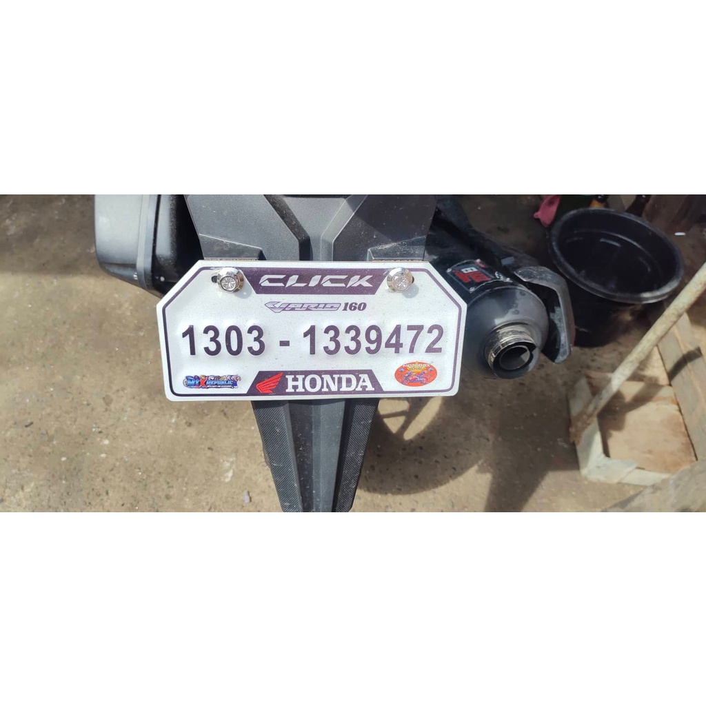 Honda click 160 Plate holder bolt set | Shopee Philippines