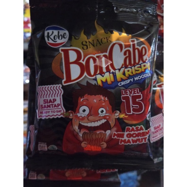 Boncabe Snack Mi Krispi Spicy 1 Contains 10 Sachets | Shopee Philippines
