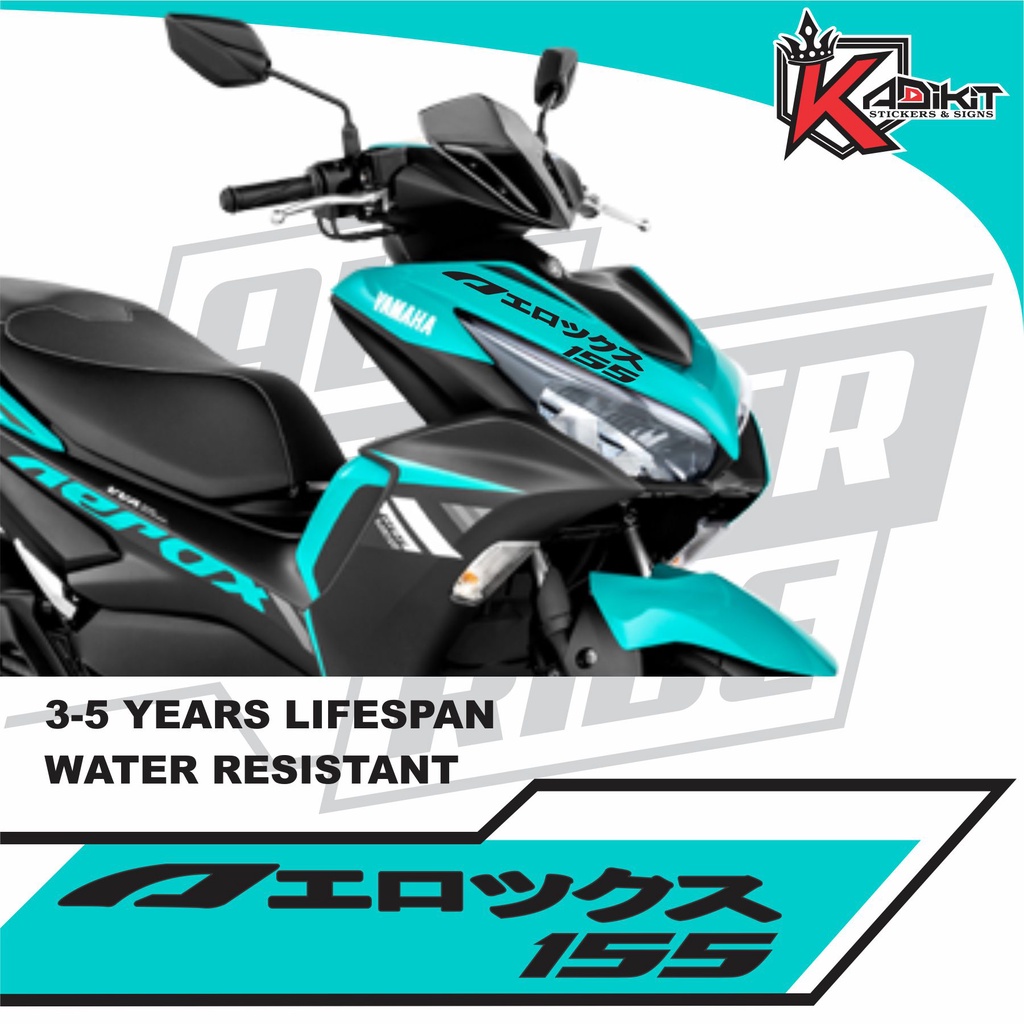 Yamaha Aerox JAPAN JDM Emblem High Quality Water Resistan Sticker ...