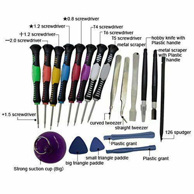 20-in-1 Mobile Phone Repair Removal Tools Kit High Precision ...
