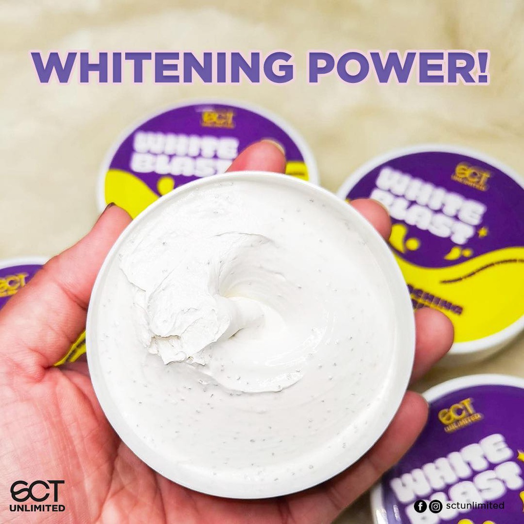 SCT Unlimited White Blast Bleaching Scrub - WITH NATURAL EXFOLIATING ...