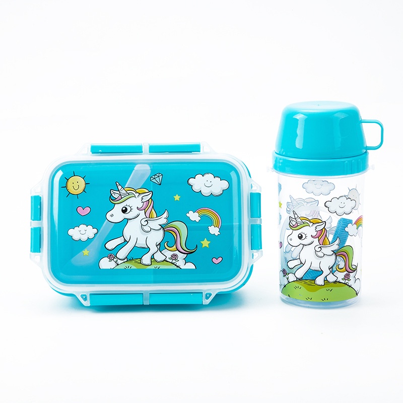 Cartoon Unicorn Lunch Box for Kids Food Box Healthy Material Cute Kids ...