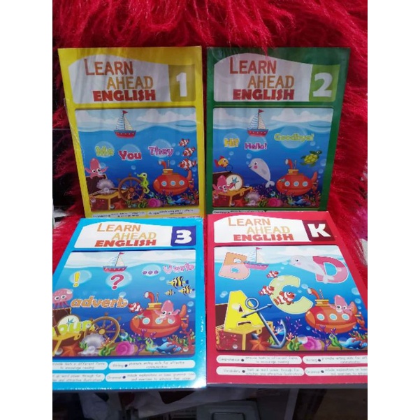 LEARN AHEAD FOR KINDERGARTEN,Grade 1,2,3 (ENGLISH,MATH) | Shopee ...