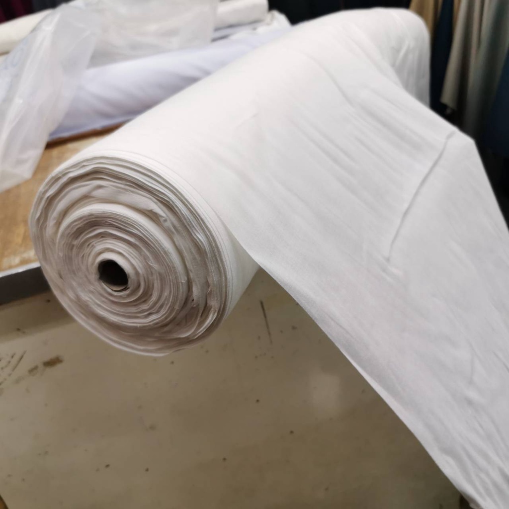 Spun Rayon Fabric Mambird White For Tie Dye Texture Easy To Color Off ...