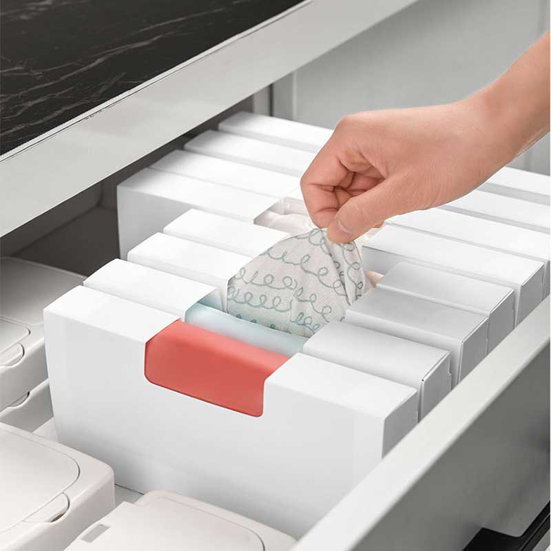 Garbag Bag Organizers Storage Box Desk Organizer Wall Mounted Freezer ...