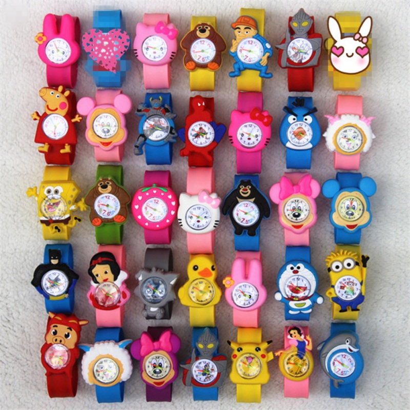 Baby Watches For Kids Girl Boy Silicone Watch Toy Children Cartoon ...