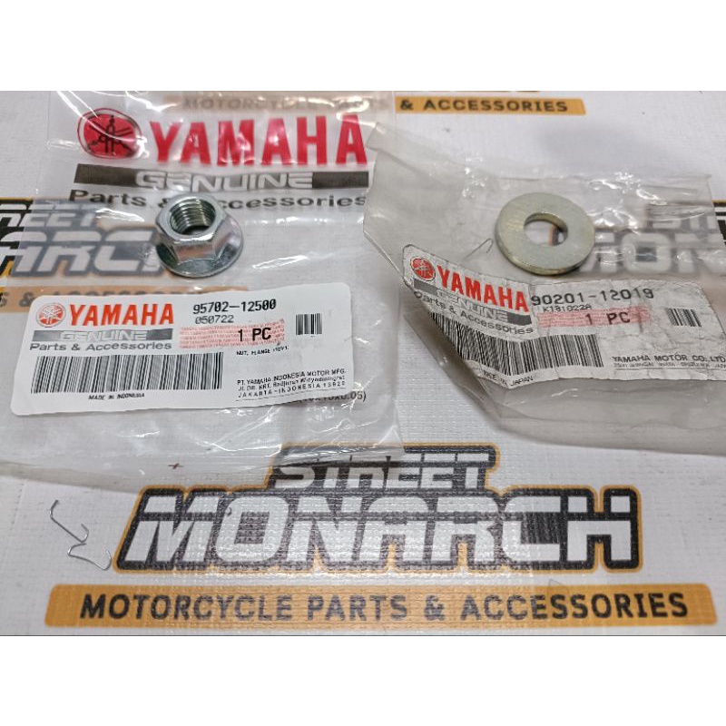 GENUINE YAMAHA MAGNETO NUT FLANGE 95702-12500 /PLATE WASHER FOR SNIPER ...