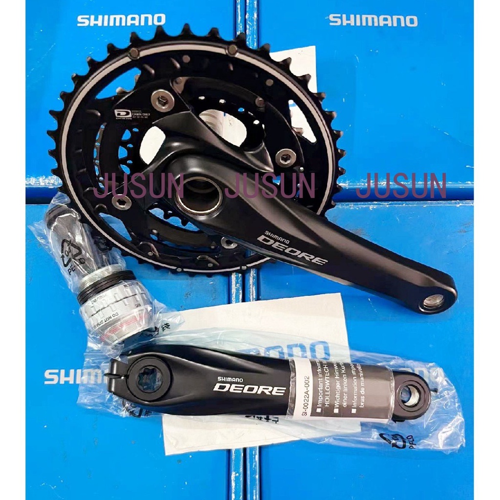 Shimano Deore FC-M610 42-32-24T 3×10 Speed MTB Mountain Bike Crankset Bottom Bracket SM-BB52 ...