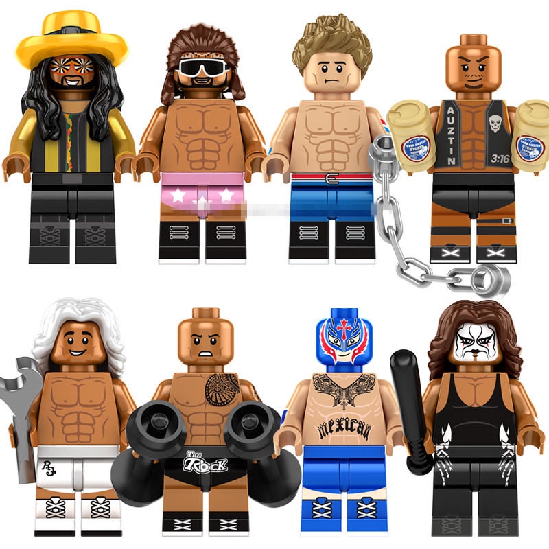 WWE Character KF6171 John Cena minitoys Building Blocks | Shopee ...
