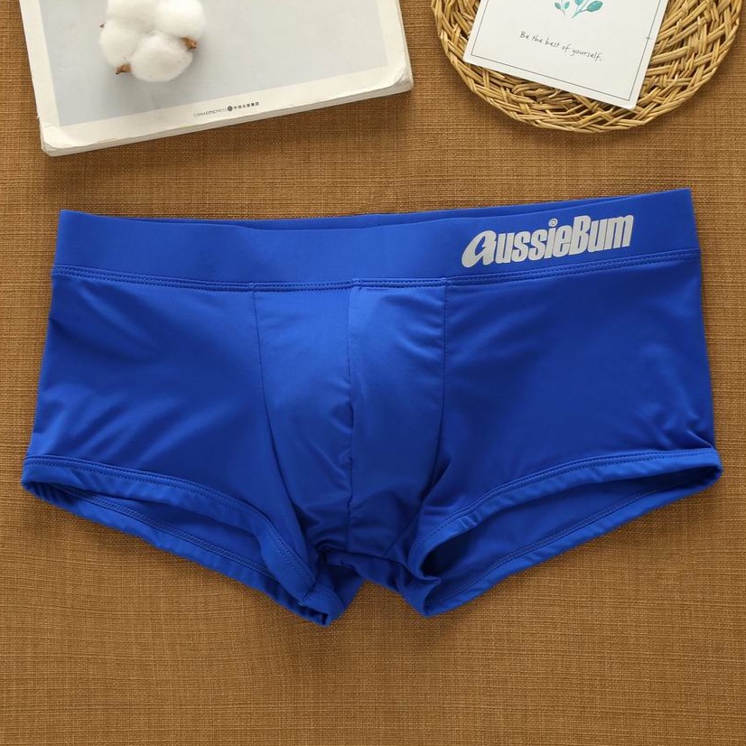 Aussie Bum Men Quality Milk-Silk Plain Boxer Briefs Man Low Waist ...