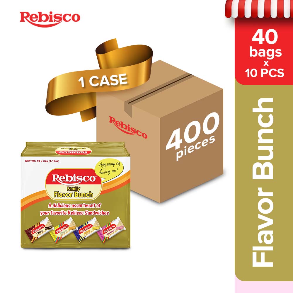 Favorite Bundle: Rebisco Sandwich Flavor Bunch 32g x 10pcs | Shopee ...