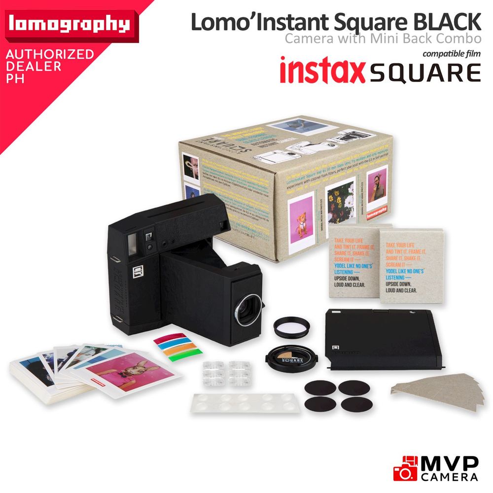 Lomography Lomo’Instant Instax Square Glass Pigalle Edition Black MVP ...
