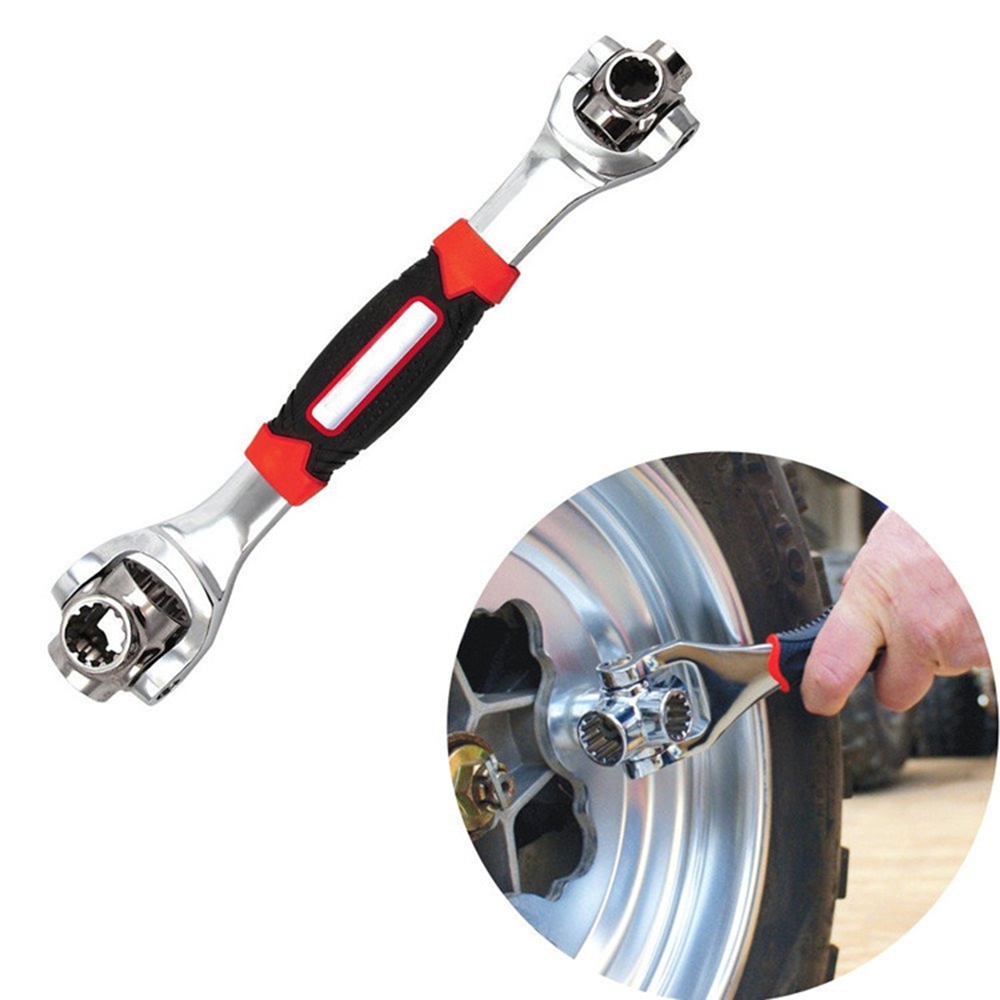 Universal Wrench 52 In 1 Socket Wrench Spline Bolts 360 Degree Rotating ...
