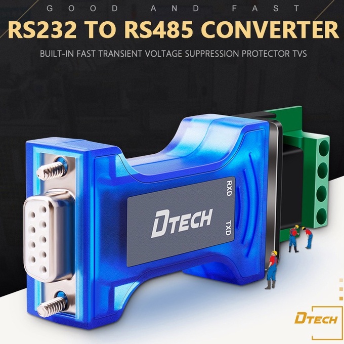 R RS232 To RS485 Converter Lightning Protection Type DT-9004 | Shopee Philippines