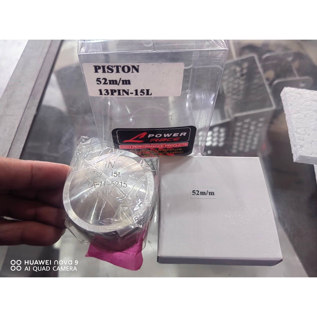 52mm piston pin 13 blank piston LHK brand for mioi125 / wave / beat ...