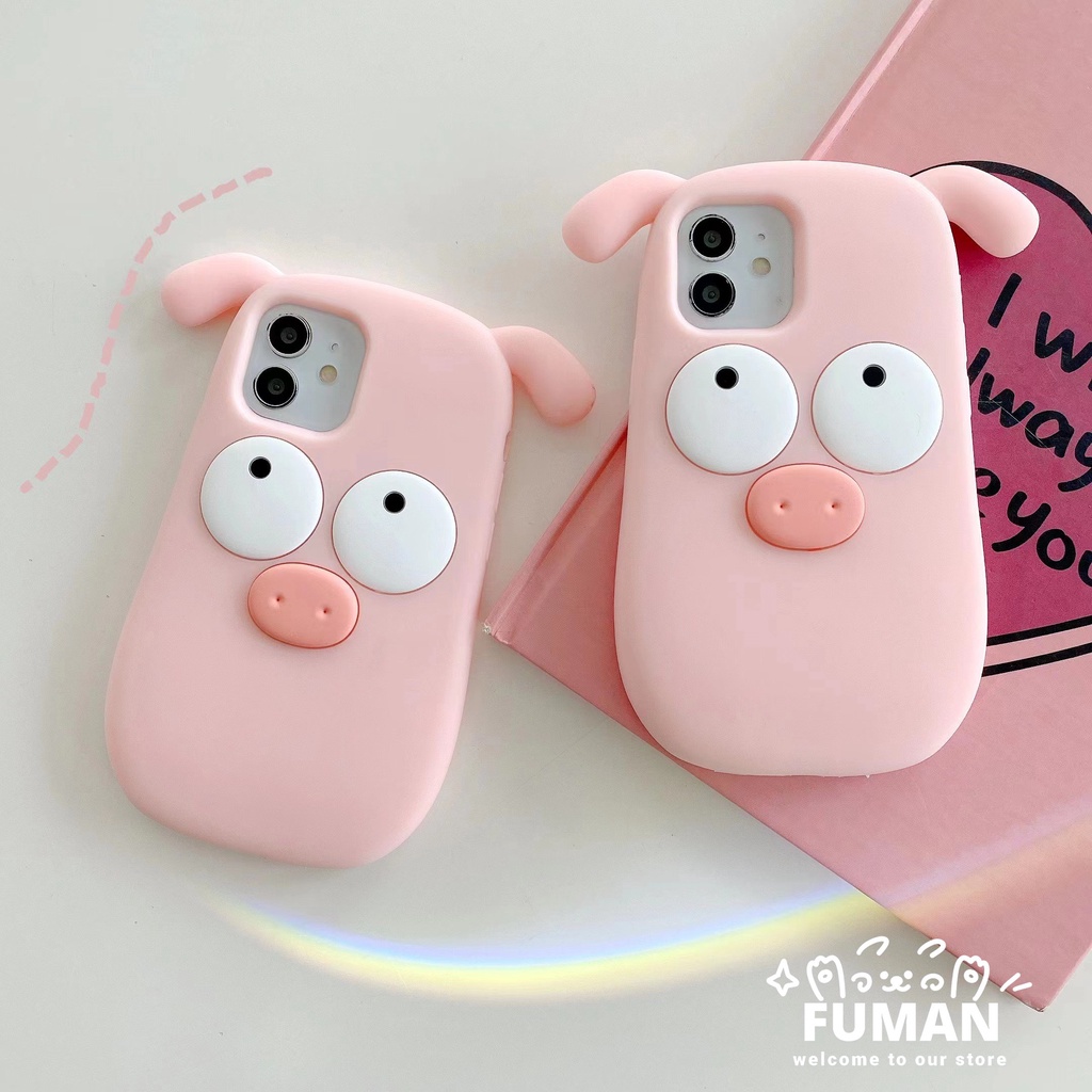 Compatible For Honor X40 X40i X9A 5G P60 Pro Honor 90 Phone Case 3D Pink Cute Pig Back Cover ...