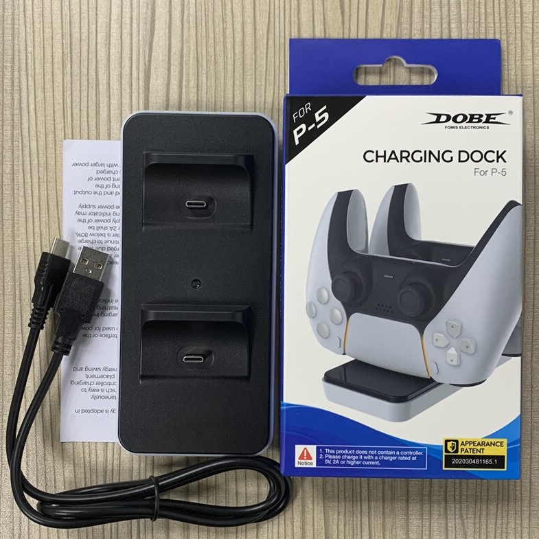 Dobe PS 5 PS5 Stand Charging Dock Cable Type C Head Charger Kit Holder ...