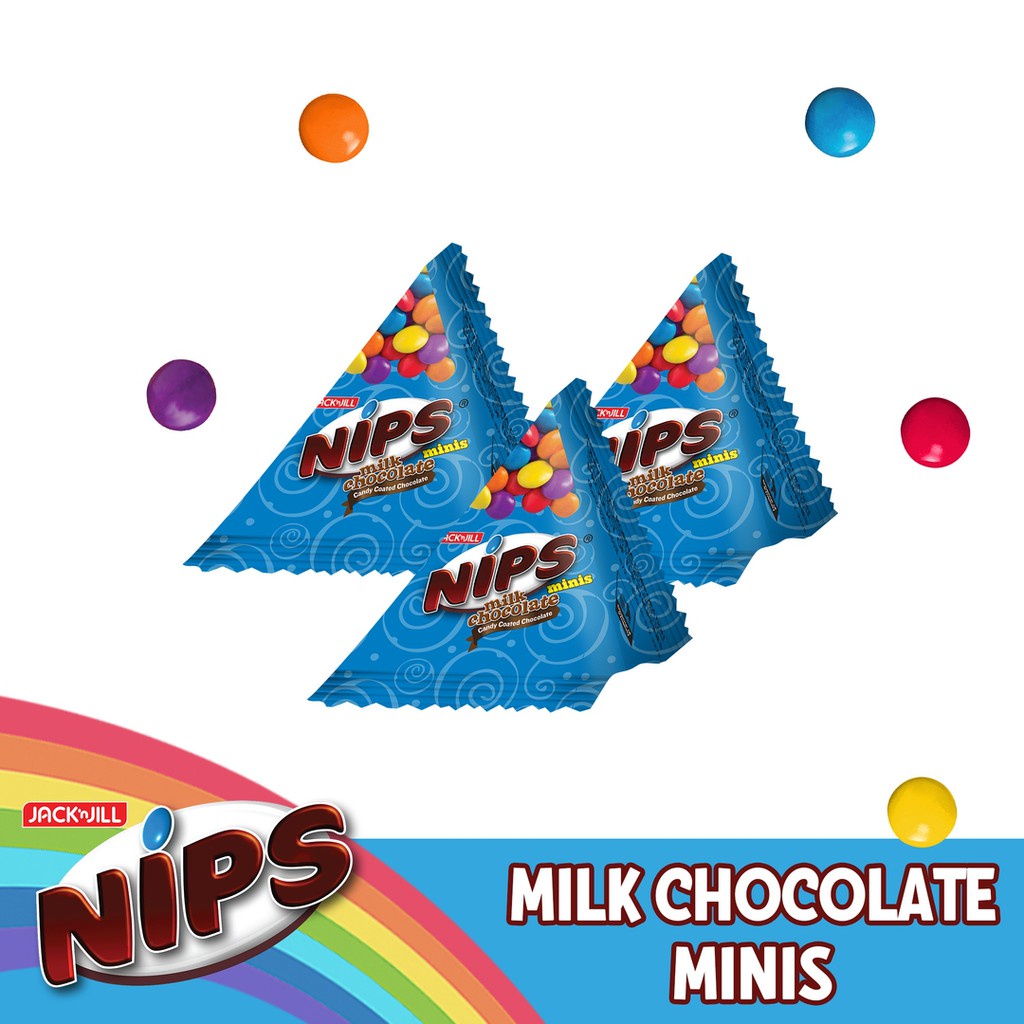 Nips Milk Chocolate Minis (4g x 24) | Shopee Philippines