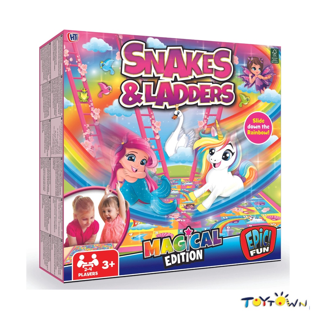 HTI Games - Snakes & Ladders Magical Edition | Shopee Philippines