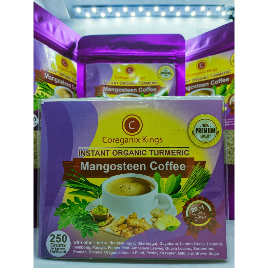 20in1 Mangosteen Coffee with Tonkat Ali, Turmeric plus 17 Powerful ...