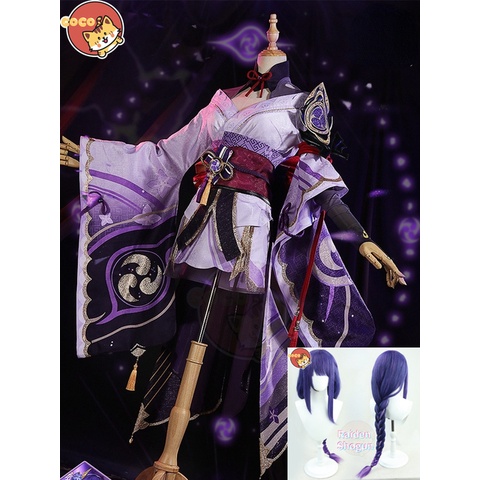 Game Genshin Impact Raiden Shogun Cosplay Costume Game Cos Genshin ...