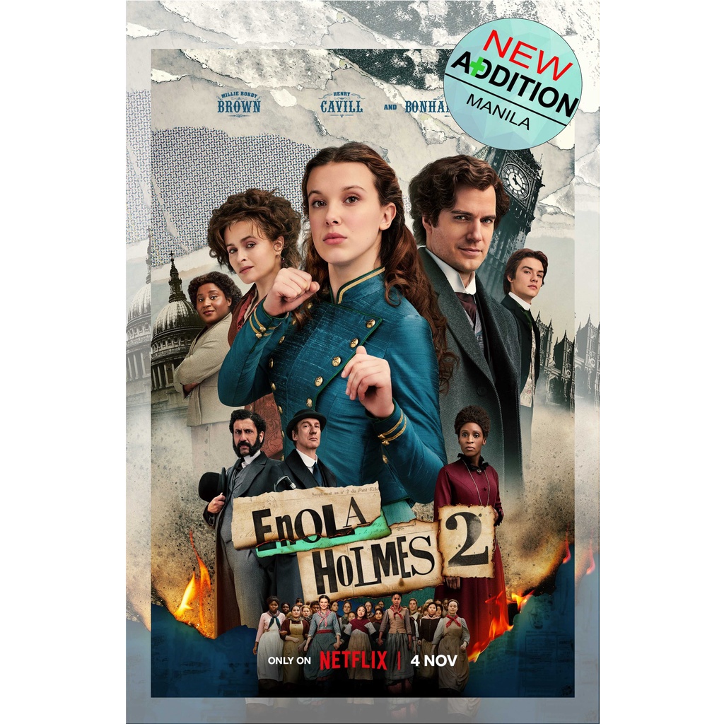 ENOLA HOLMES 2 Large Poster | Shopee Philippines