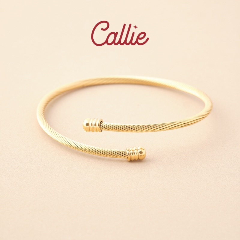 Callie Stainless Steel Hannie Minimalist Bangle Shop.Callie | Shopee ...