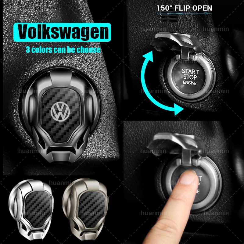 Volkswagen Iron Man Start Stop Button Sticker Car Engine Ignition ...