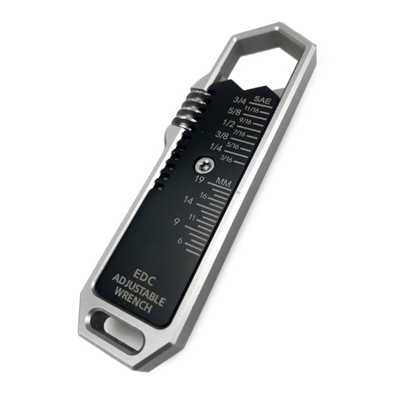 mm Ti EDC Wrench One-Handed Operation Solid Titanium Construction ...