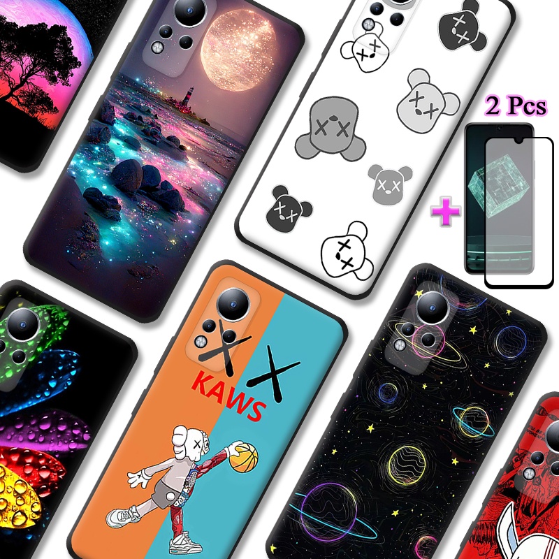 2 IN 1 Case Infinix Note 12i 2022 X677 Printed Case With Two Piece ...