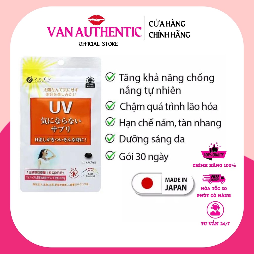 Uv Care Plus Sunscreen Oral Tablet Bag Of 45 Japanese Tablets | Shopee ...