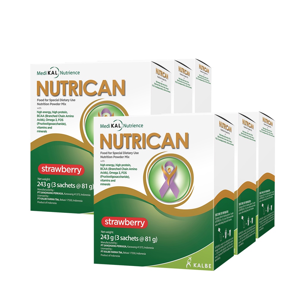 Nutrican Strawberry 243 Grams Bundle 6 box | Shopee Philippines