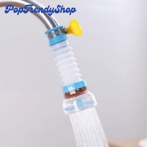 Flexible Water Filter Kitchen Retractable Splash-Proof Faucet With ...