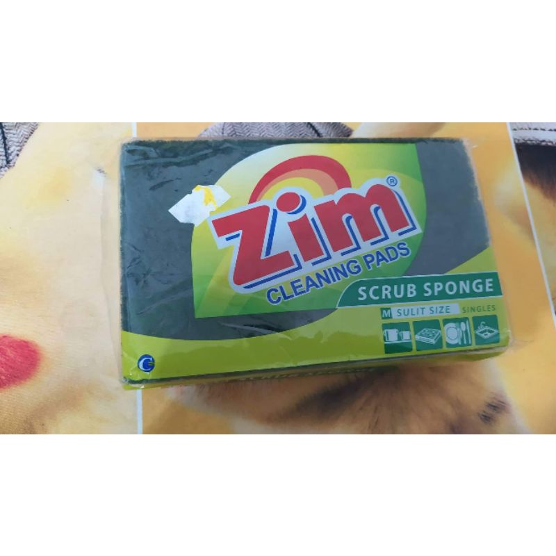 Zim Cleaning Pads Scrub Sponge Medium Size | Shopee Philippines