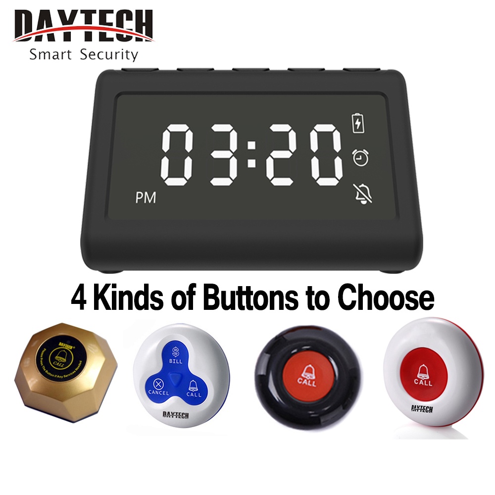 Daytech Restaurant Service Calling System Pagering System Pannel Receivers For Clinic Food Truck ...