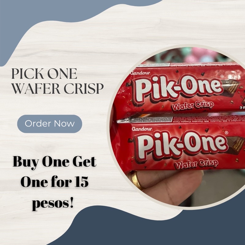 SALE! PIK-ONE WAFER CRISP BUY ONE GET ONE for FREE! | Shopee Philippines