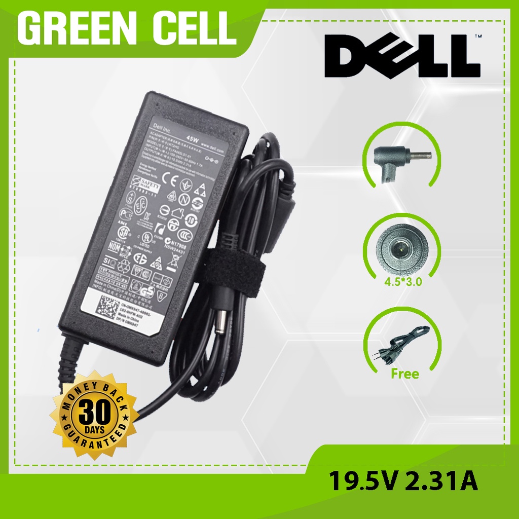 Dell Laptop Charger 19.5V 2.31A Inspiron P60G P61F P63F P65G P66F P68G ...