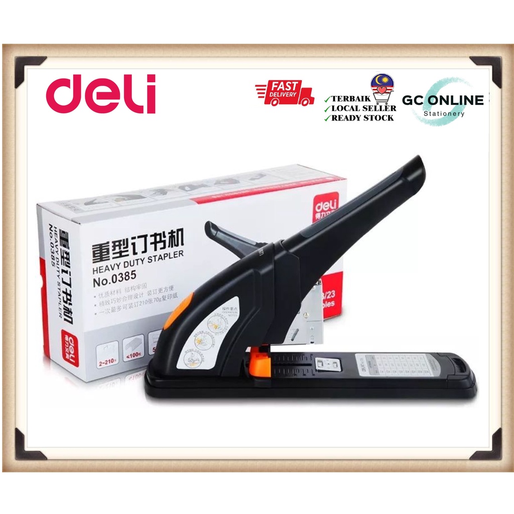 Deli 0385 Haevy Duty Stapler/Heavy Duty Stapler | Shopee Philippines