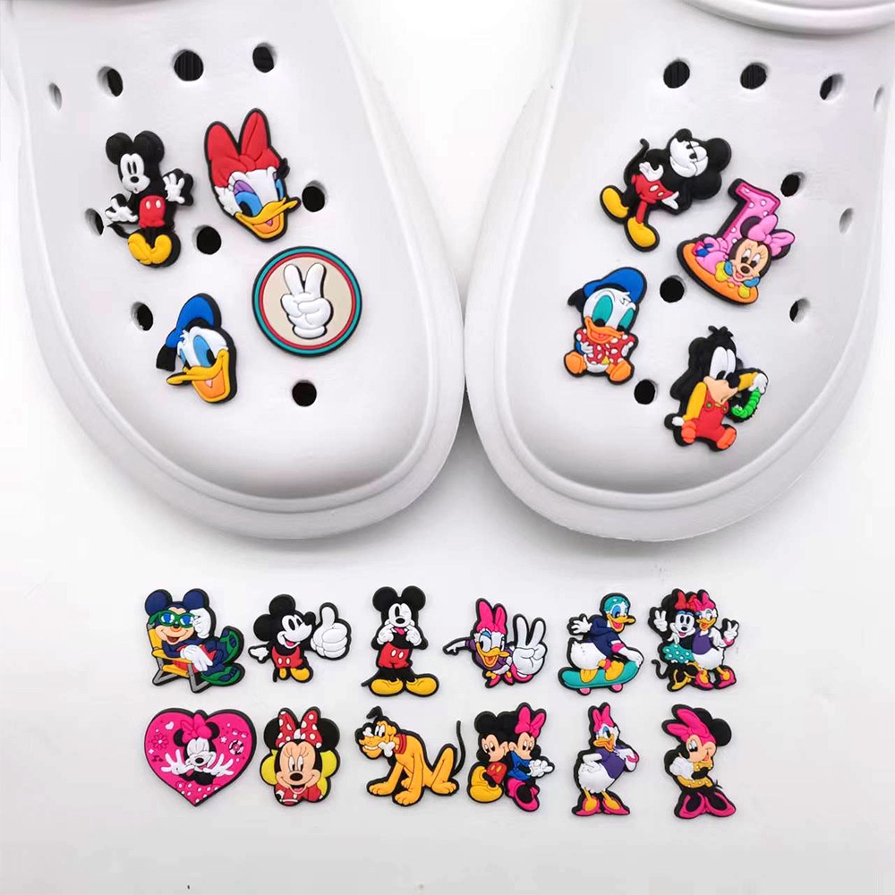 Cartoon Disney Dog Jibitz Croc Mickey Mouse Shoe Charms Donald Duck ...