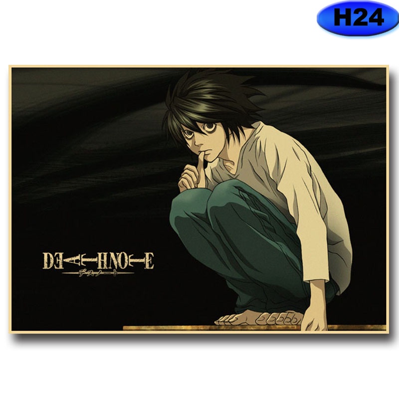 Japanese Anime Death Note Posters Retro Home Wall Decoration Items ...