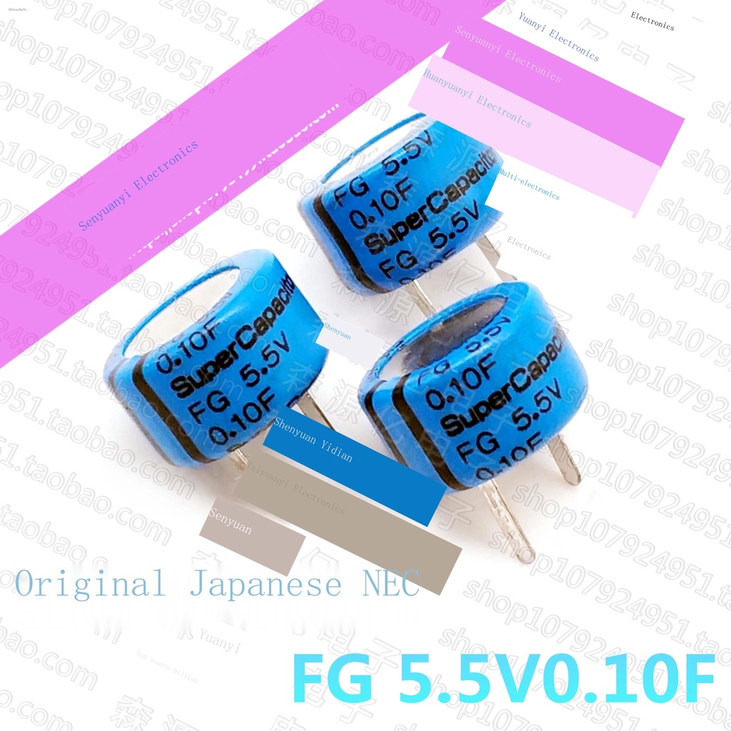 Original Japanese NEC/TOKIN FG0H104ZF super Farad capacitor 5.5v0.1f ...