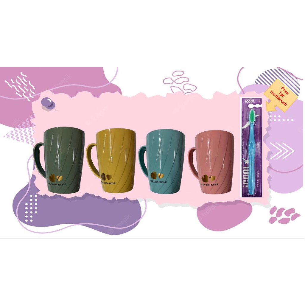 New Color Plastic Mugs Durable For Coffee Reusable/Coffee Plastic mug ...