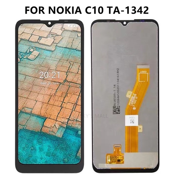 O R I G Lcd For Nokia C10 TA-1342 LCD Display Touch Screen Full Set ...