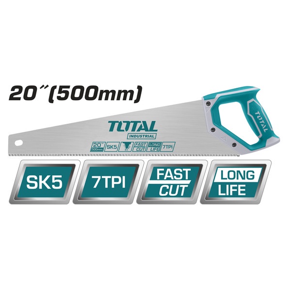 TOTAL Hand Saw 400mm(16") THT55166/450mm(18") THT55186/400mm(16 ...