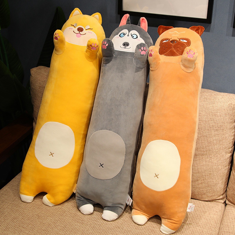 Cute Shiba Inu dog stuffed toy cartoon Shar Pei dog doll kawaii large ...
