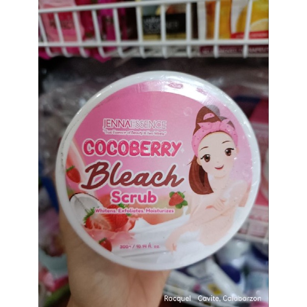 cocoberry Bleach scrub Jenna essence | Shopee Philippines