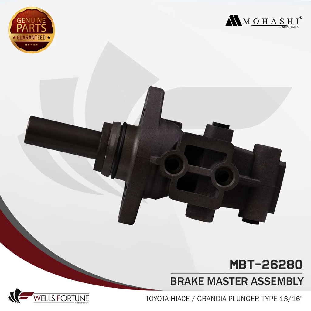 TOYOTA HIACE / GRANDIA PLUNGER TYPE 13/16" MOHASHI BRAKE MASTER ...