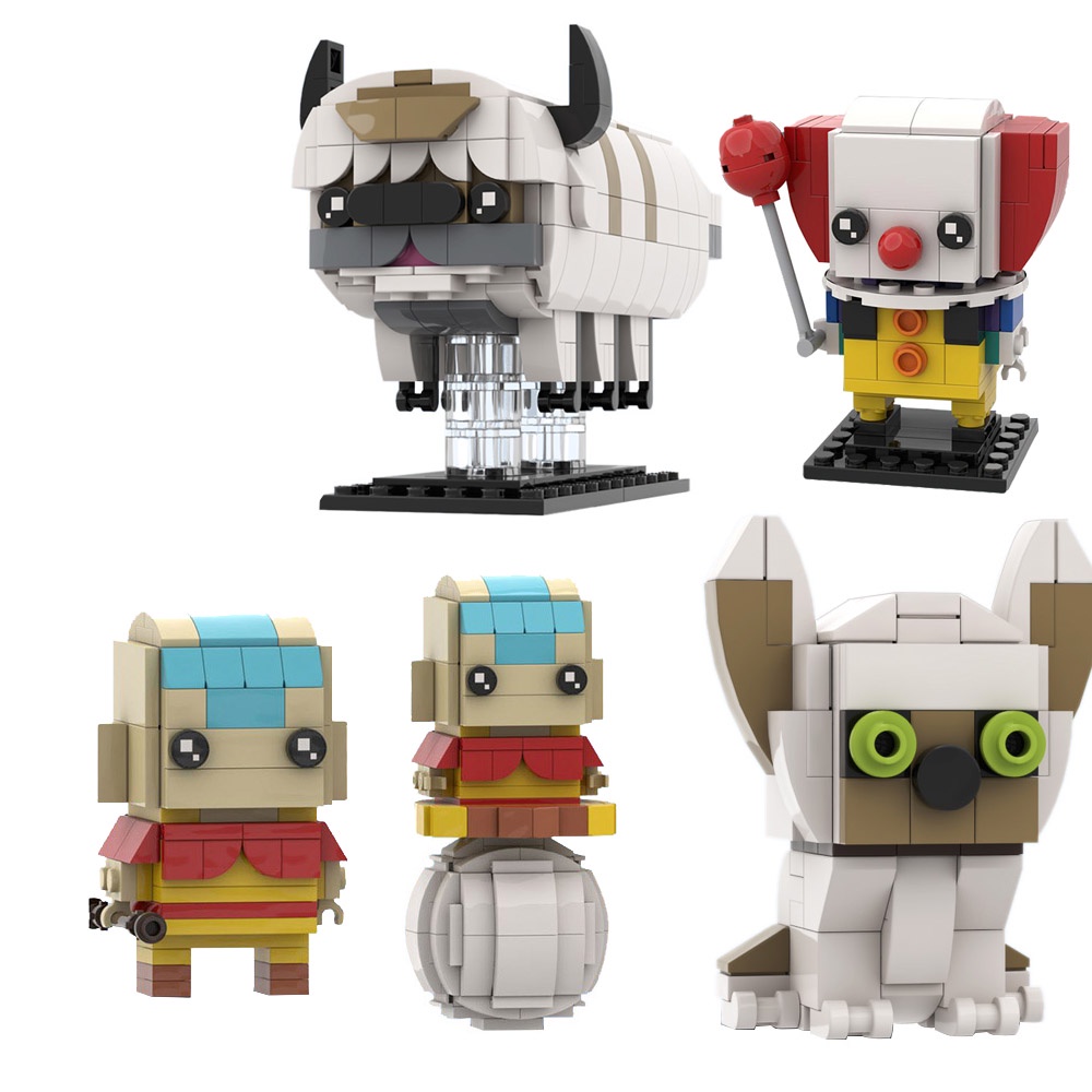 MOC Animated Television Series Avatar Momo/Appa Brickheadzss Flying ...