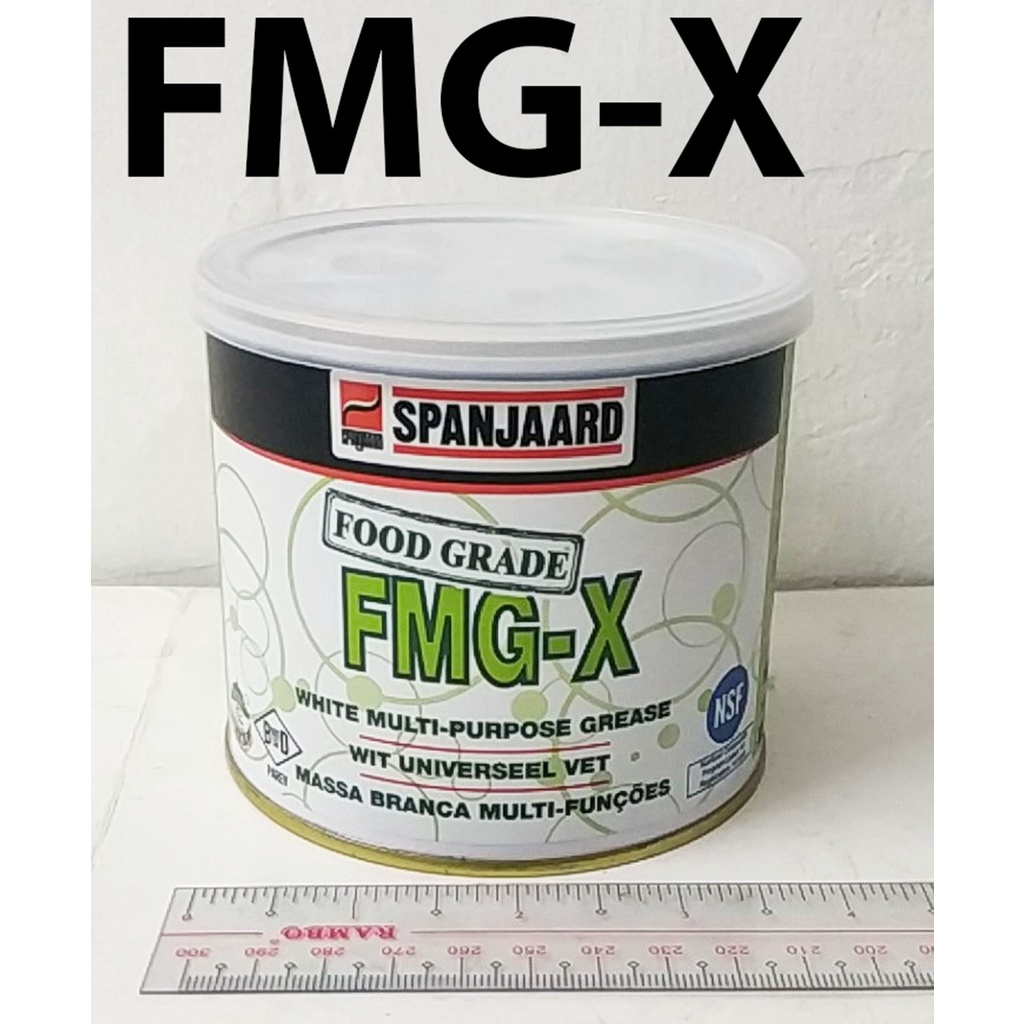 SPANJAARD FMG-X GREASE 500 GRAMS FOOD GRADE WHITE MULTI-PURPOSE GREASE